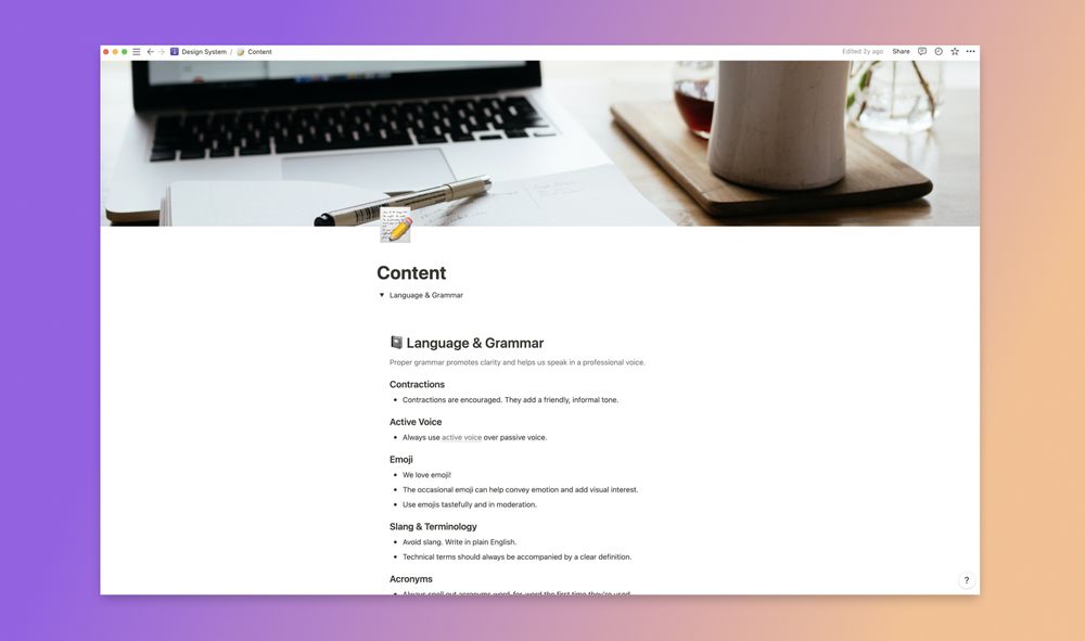 How to Create a Design System in Notion That Works For You