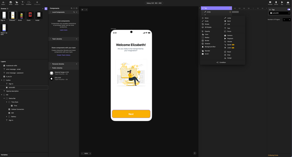 Next-Level Prototyping, Animations and Interaction Design with Figma ...