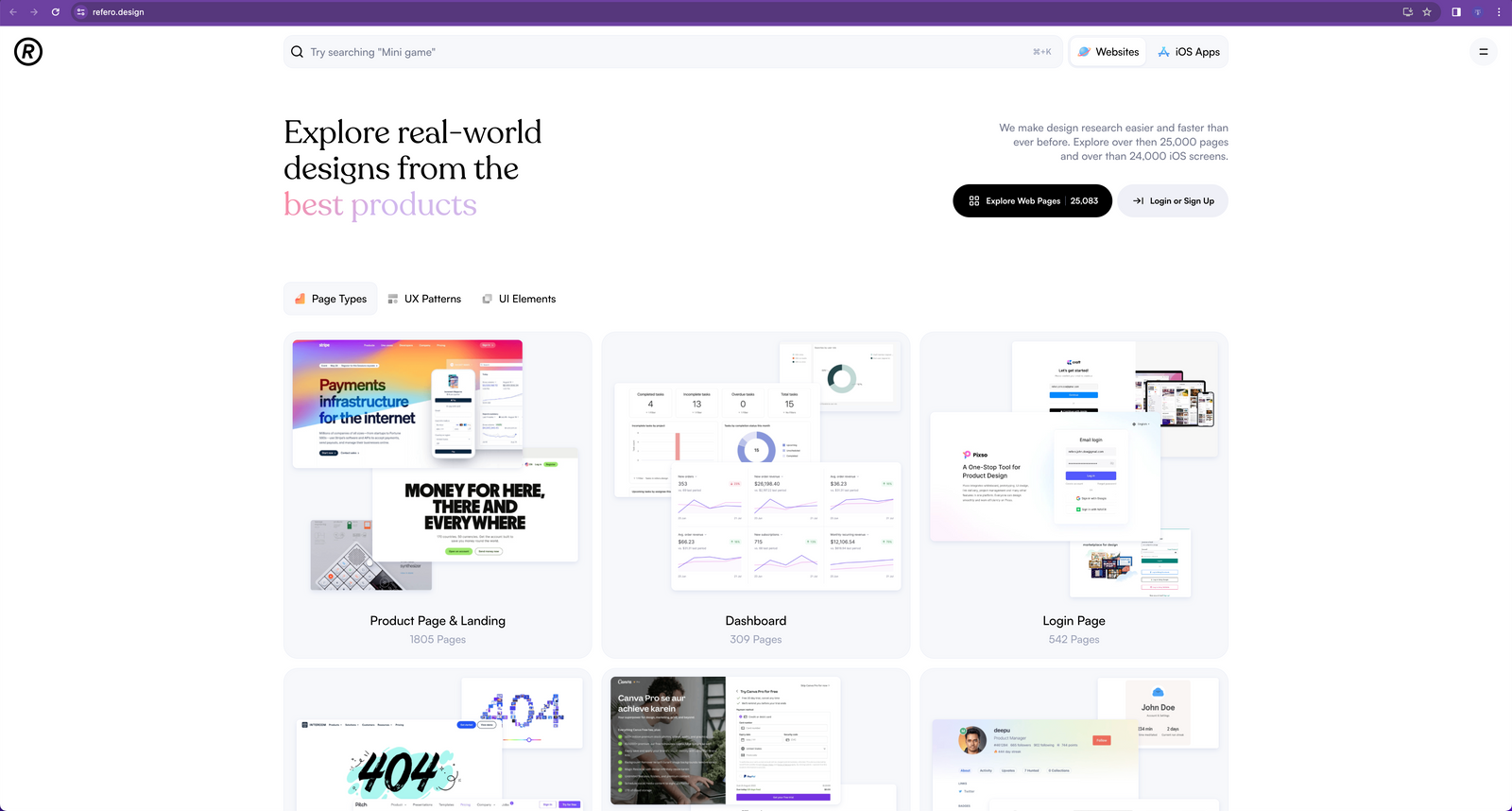 The Best Collections of Real UX/UI Design Patterns