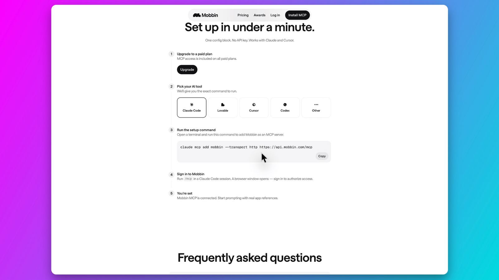 I Connected Mobbin MCP to AI and Unlocked 1000s of Real UI Screens to ...