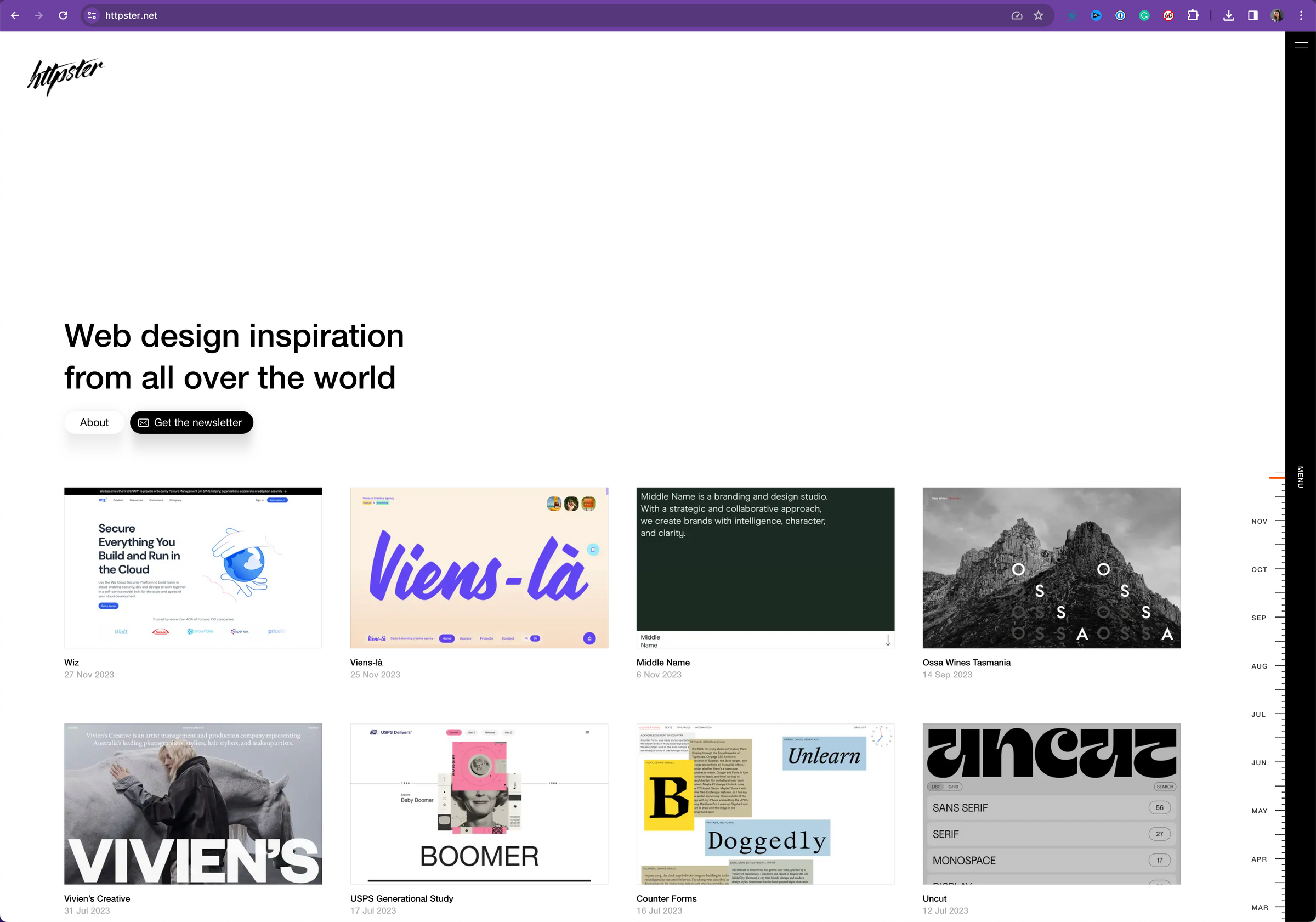 Incredible Web Design Inspiration Galleries | 2024 Trends