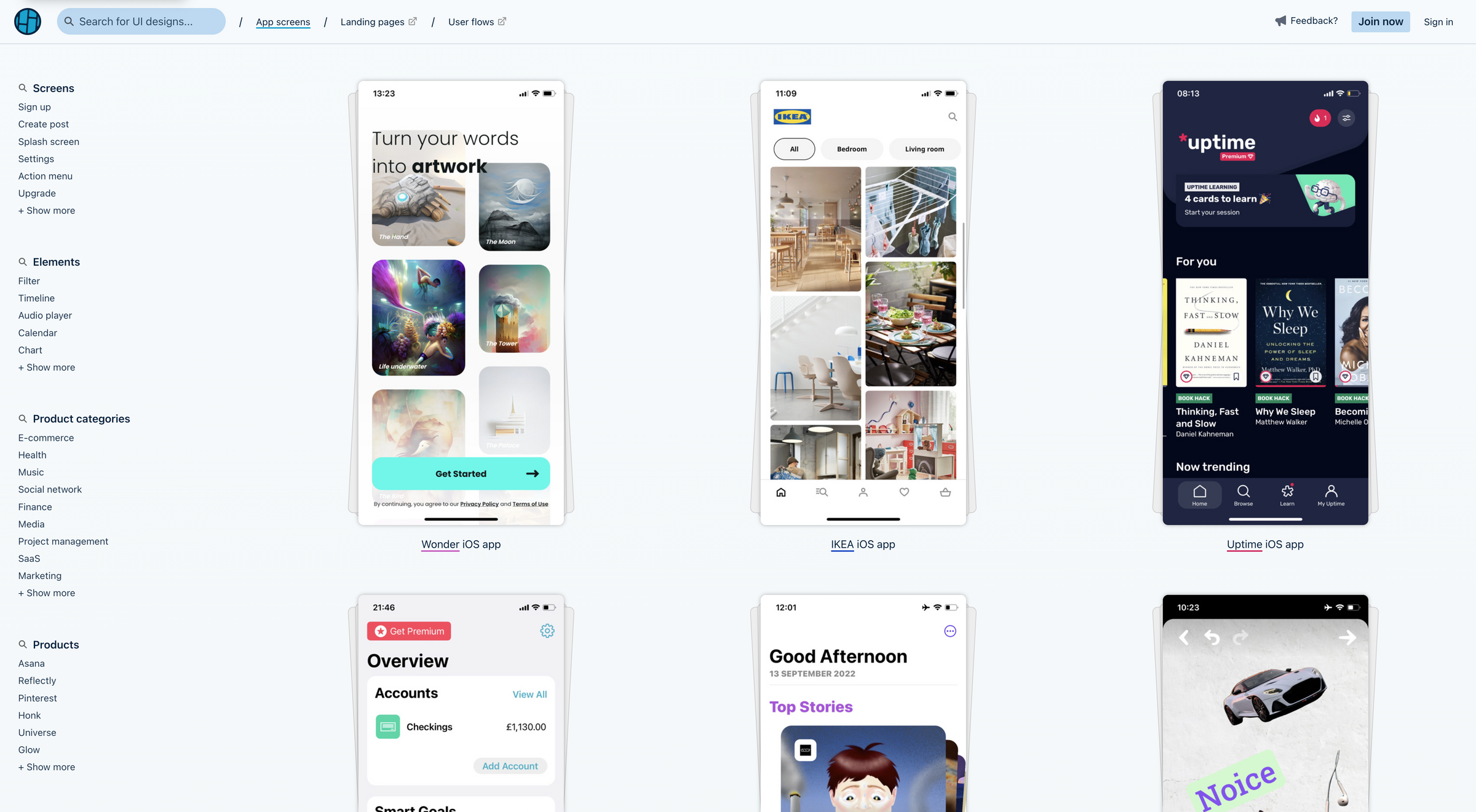 The Best Collections of Real UX/UI Design Patterns