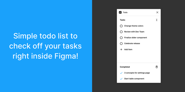 How to Add a To-Do-List to your Figma Project