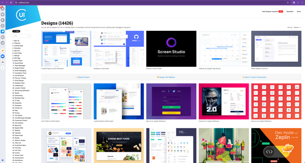 The Best Collections of Real UX/UI Design Patterns