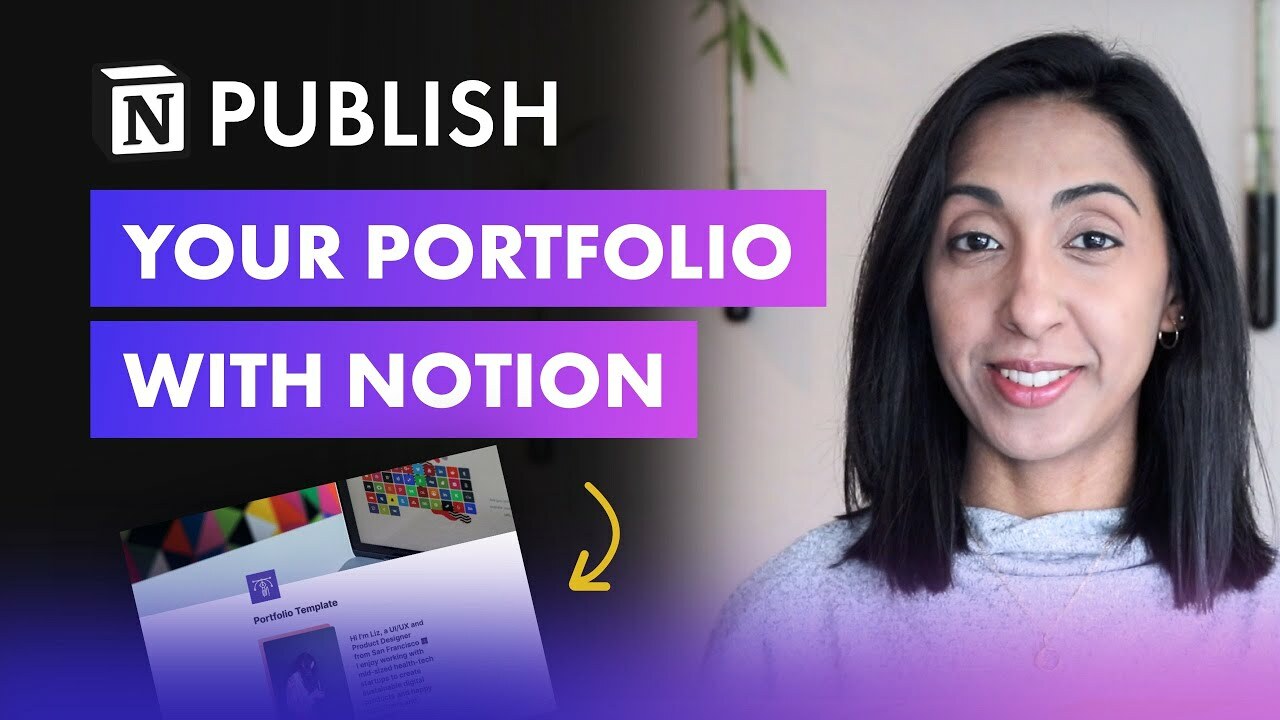 Setting Up Your UI/UX or Product Design Portfolio in Notion | DesignerUp